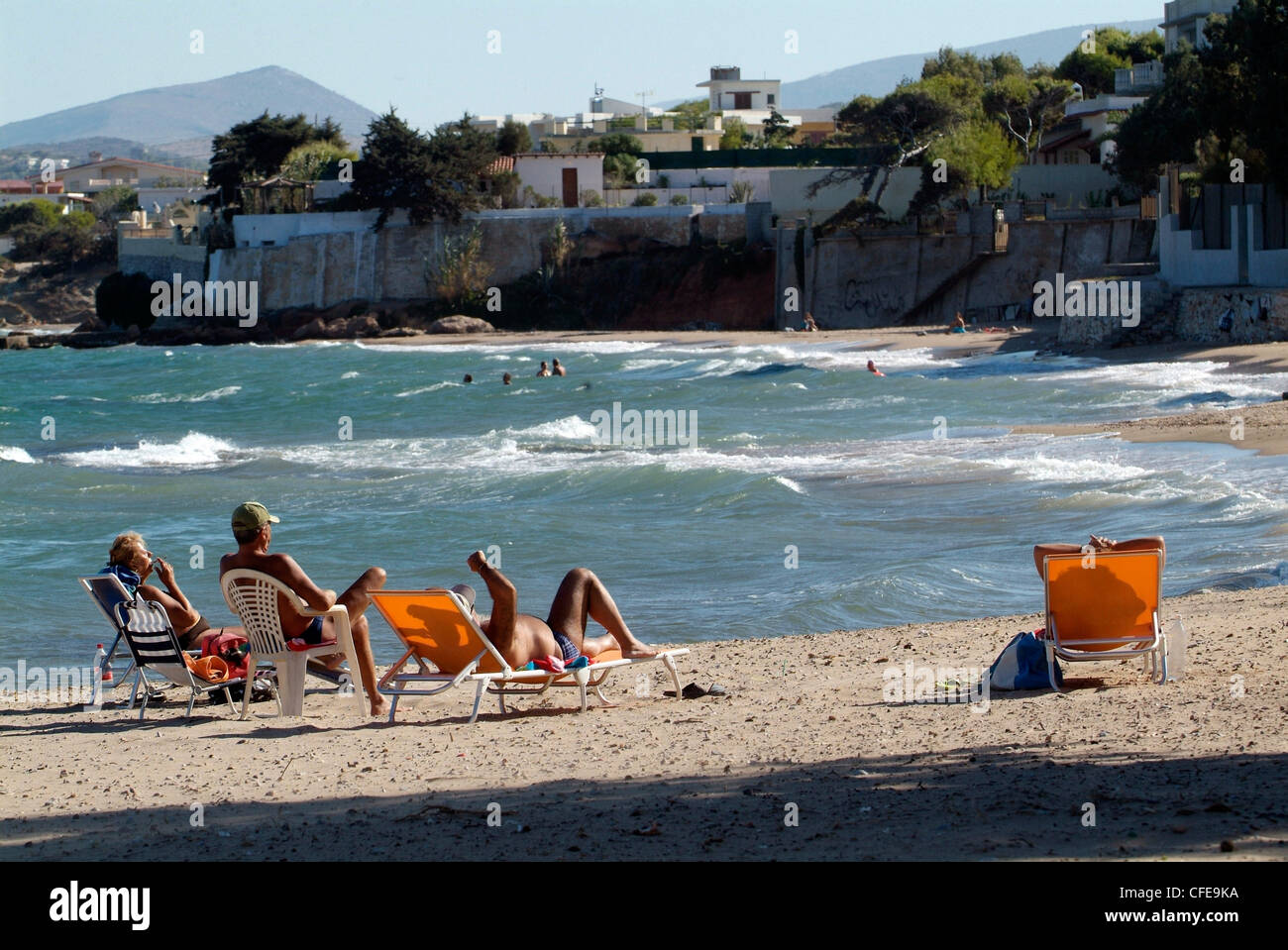 Loutsa beach hi-res stock photography and images - Alamy