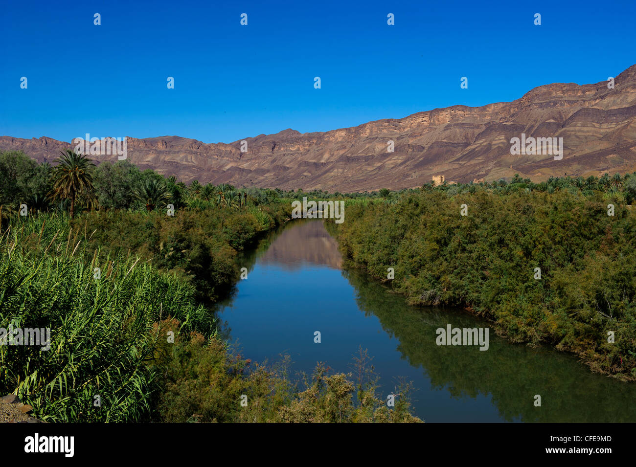 View of the Draa River Valley, Morocco Stock Photo - Alamy