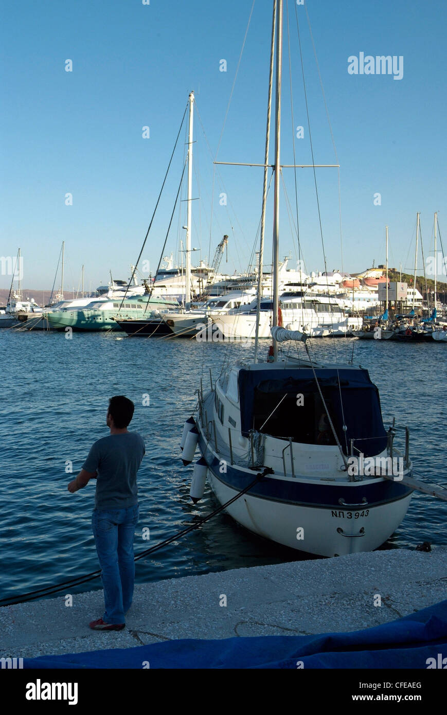 GREECE Athens East Coast Lavrio Stock Photo - Alamy