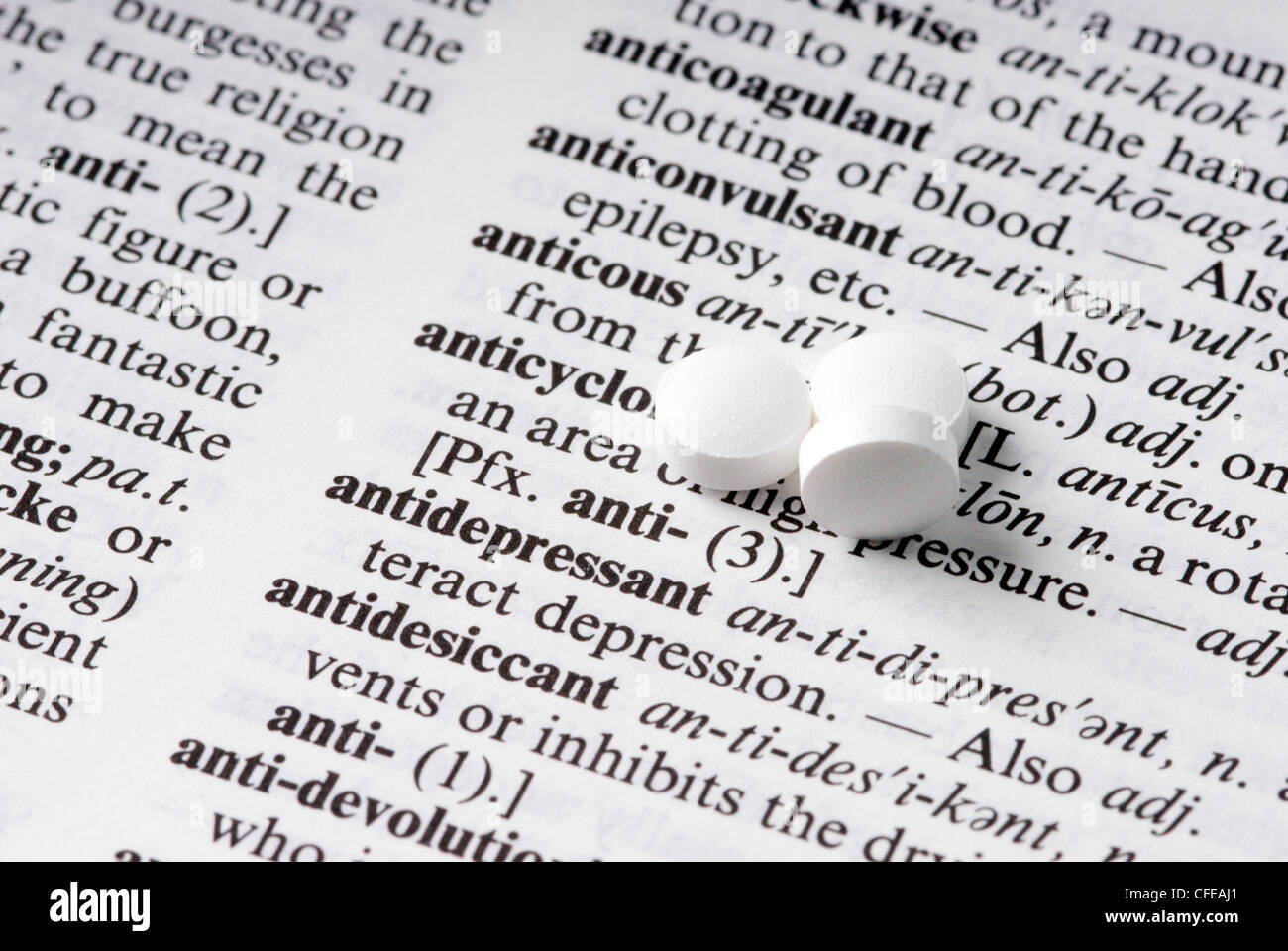 Generic image of Citalopram tablets. Prescribed as an antidepressant ...