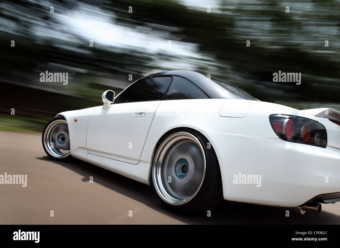 car moving very fast Stock Photo - Alamy
