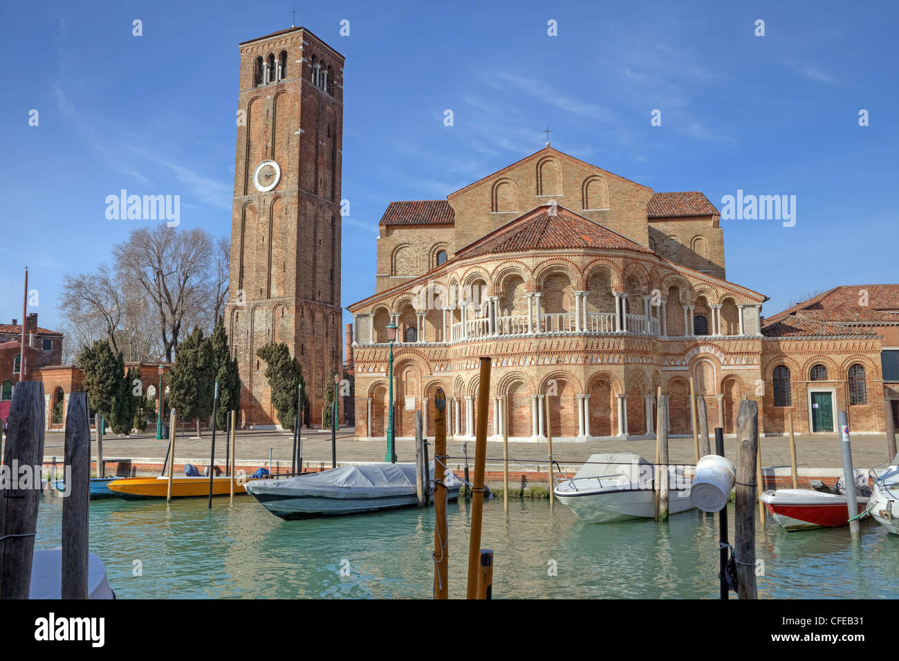 Basilica of Santa Maria e San Donato, Murano, Veneto, Italy Stock Photo ...