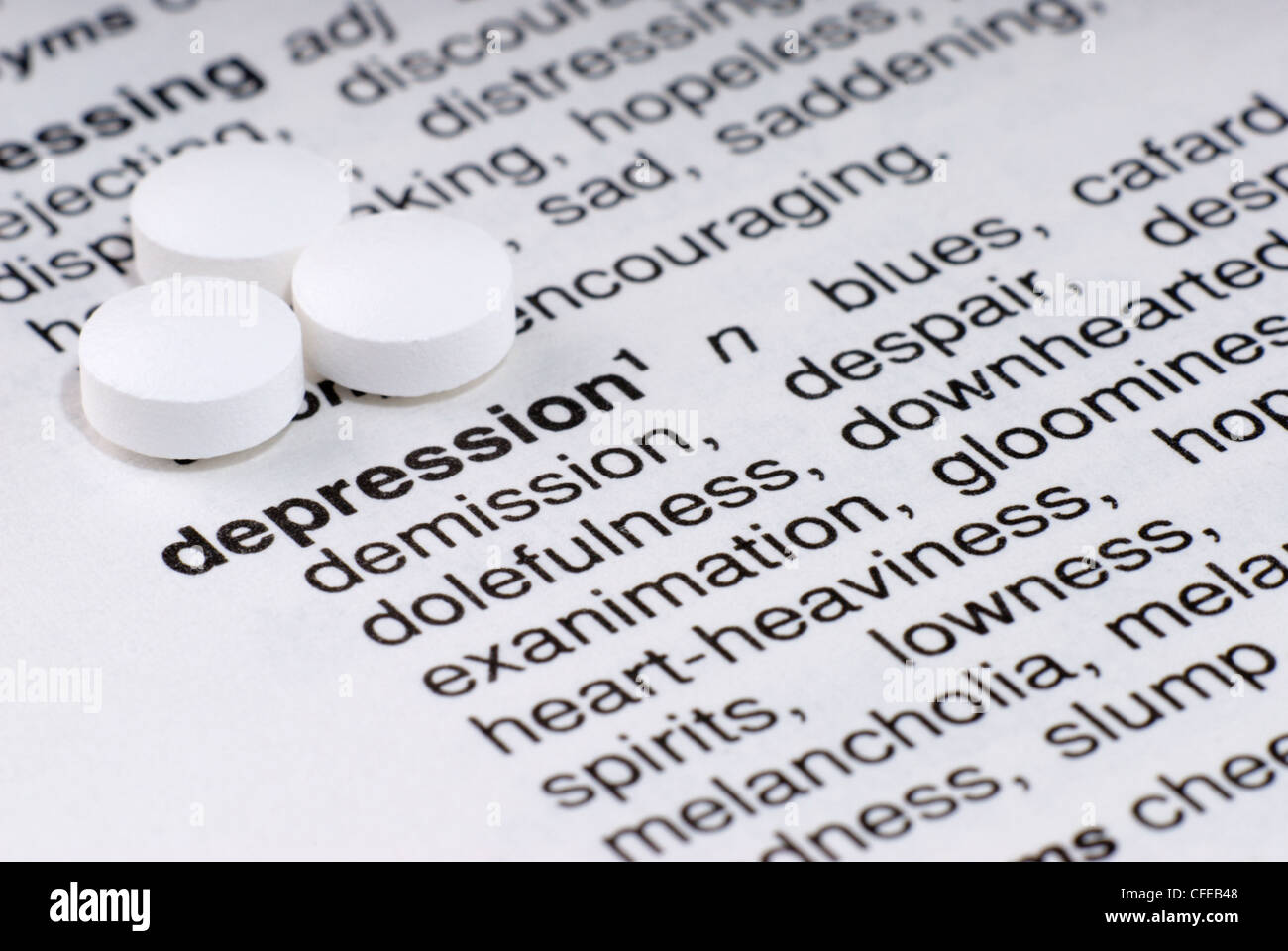 Generic image of Citalopram tablets. Prescribed as an antidepressant ...