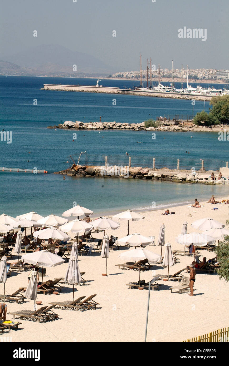 GREECE Athens South Coast Alimos Beach Stock Photo - Alamy
