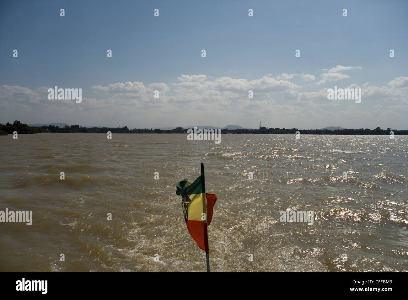 Crossing Lake Tana by boat near Bahir Dar in Ethiopia Stock Photo - Alamy