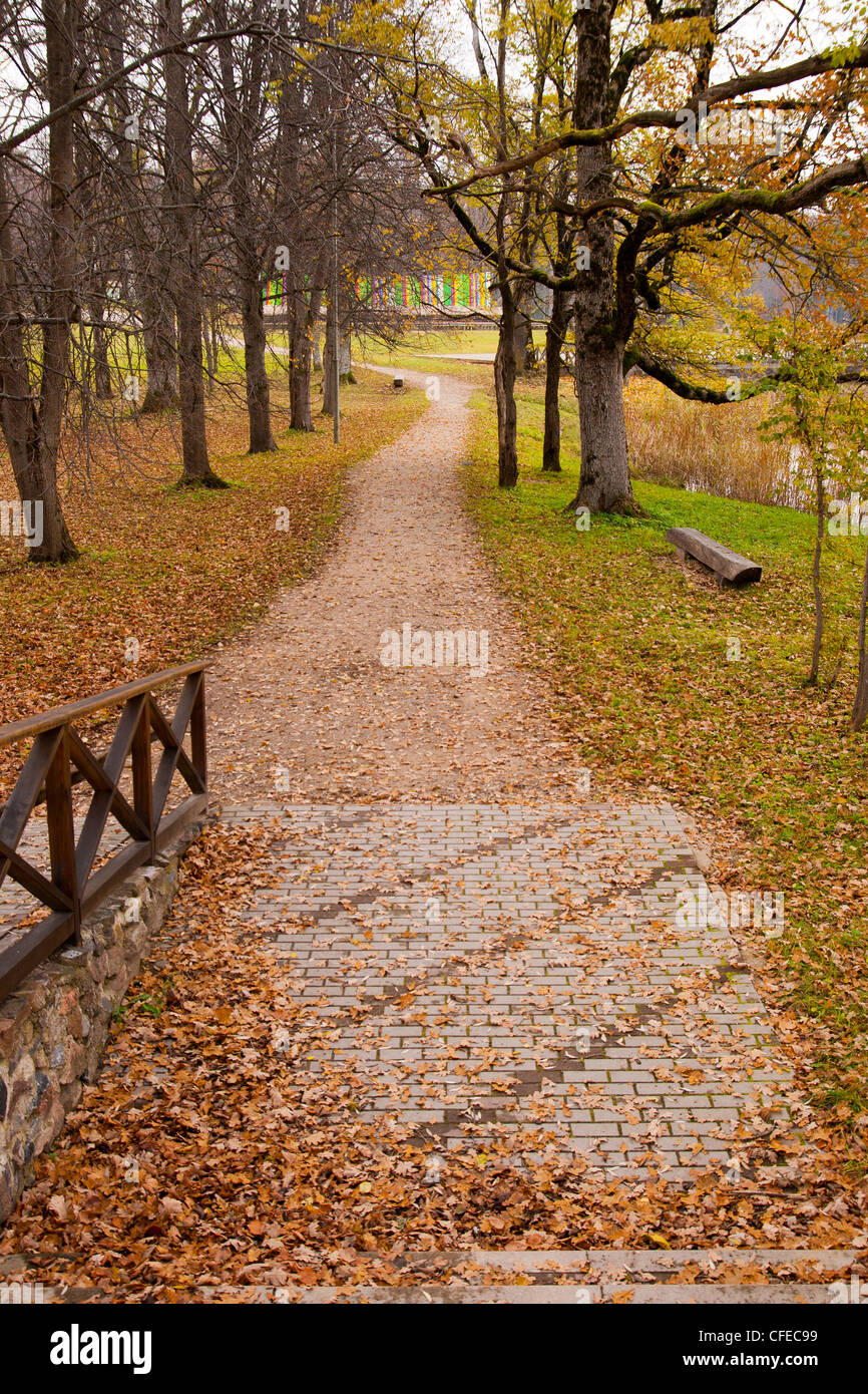 Footpath to bench hi-res stock photography and images - Alamy