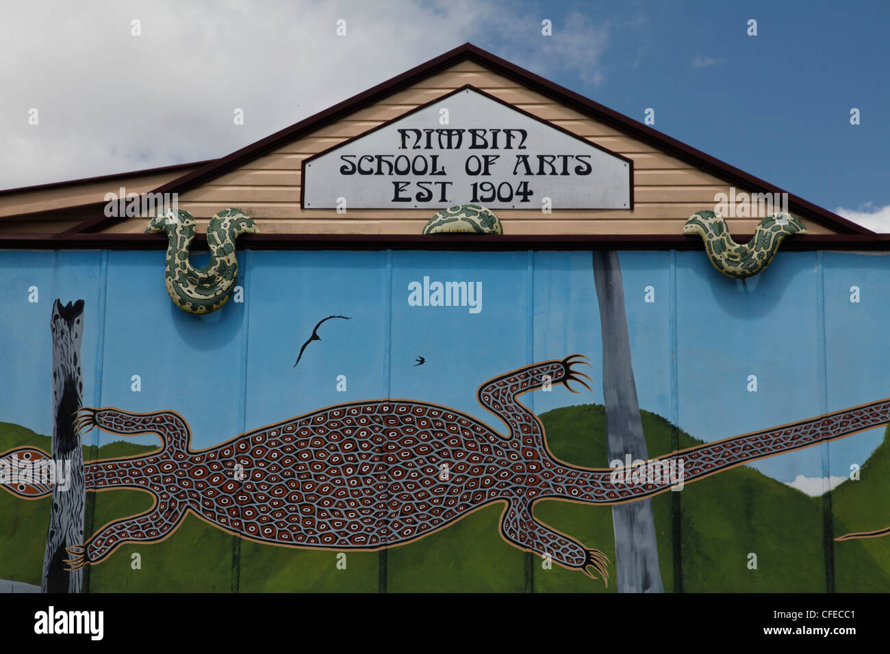 The hippy town of Nimbin in New South Wales, Australia, where the 1973 ...