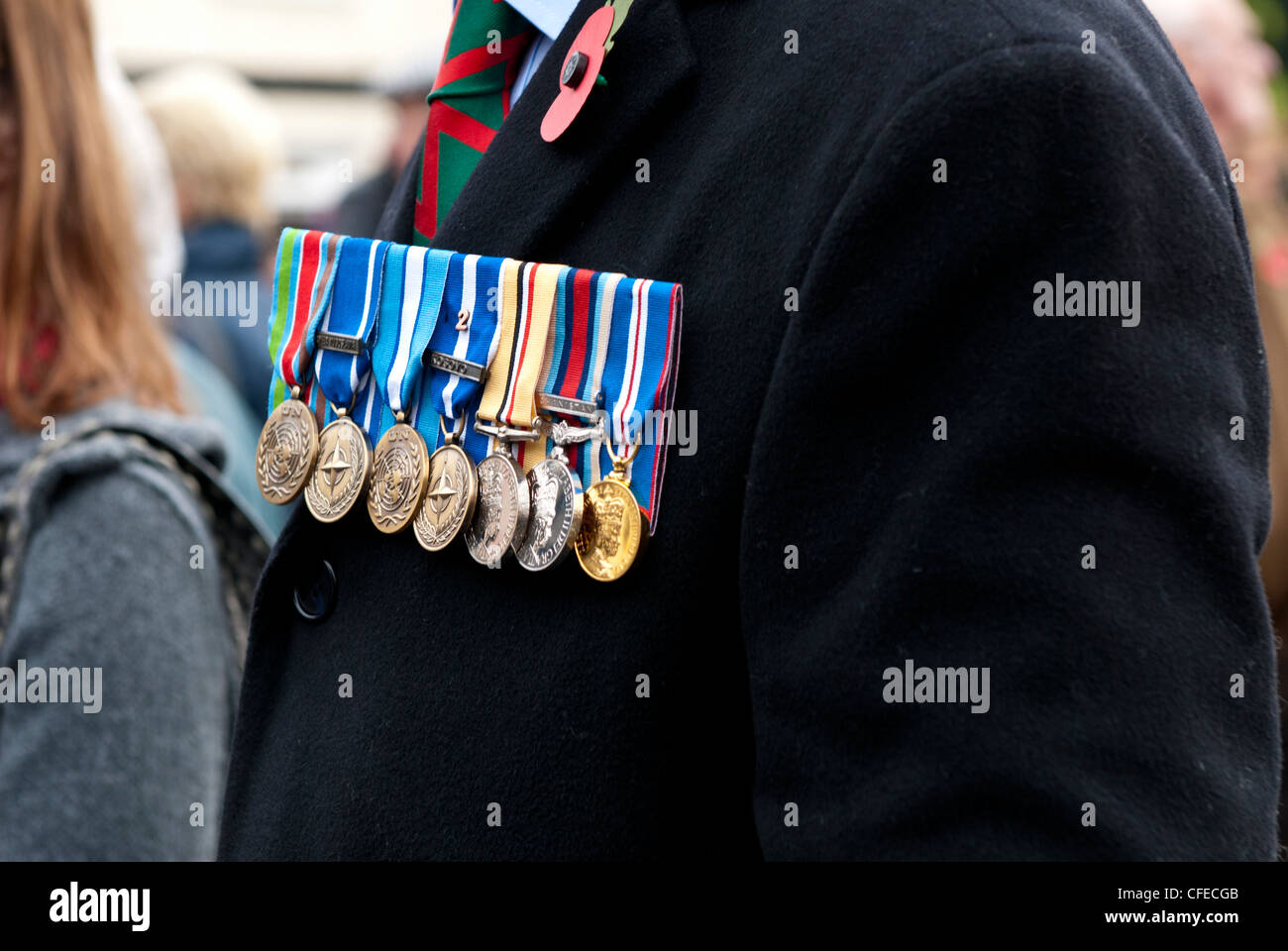 Soldier wearing medals hi-res stock photography and images - Alamy