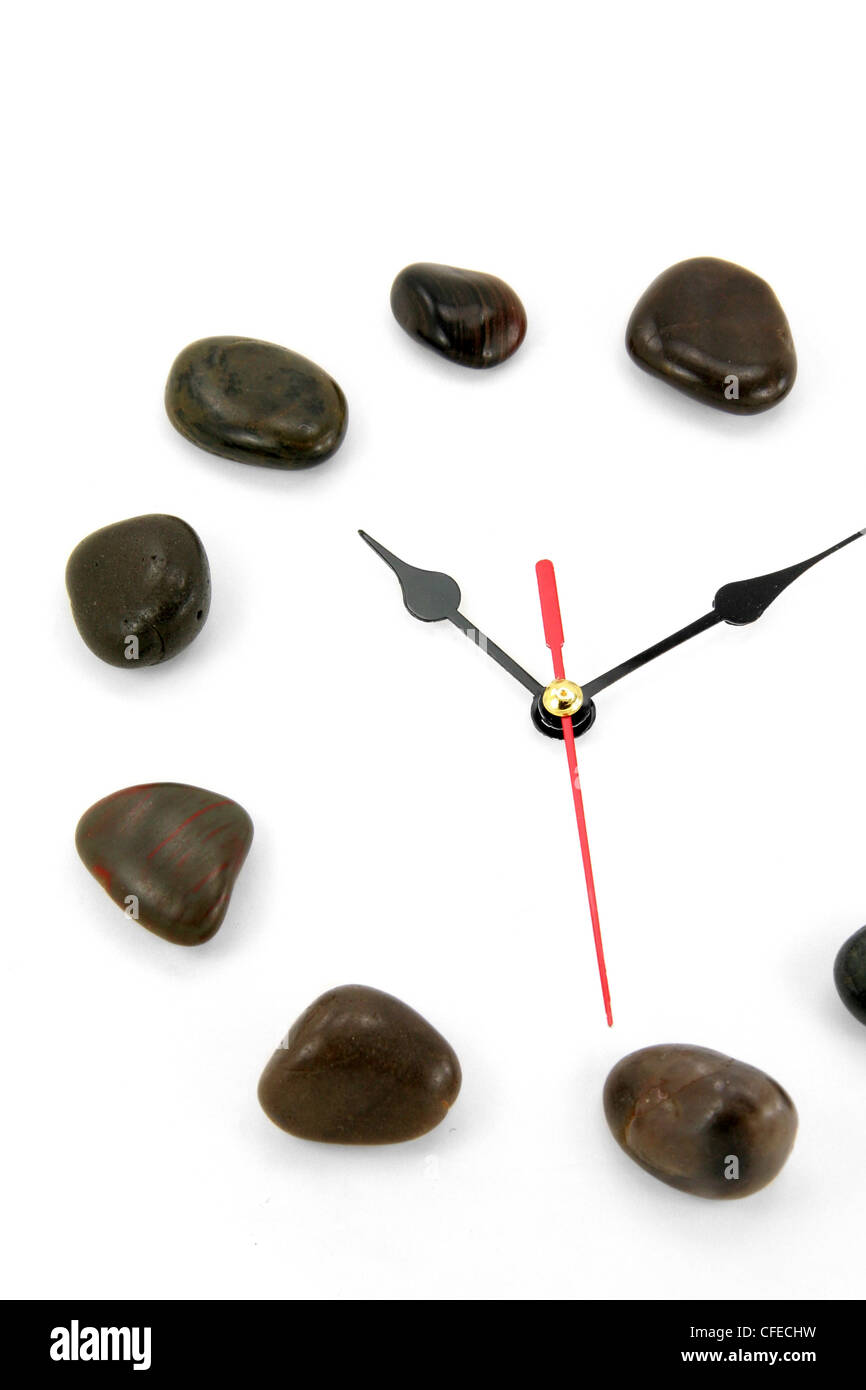 stone clockface, concept of time Stock Photo - Alamy