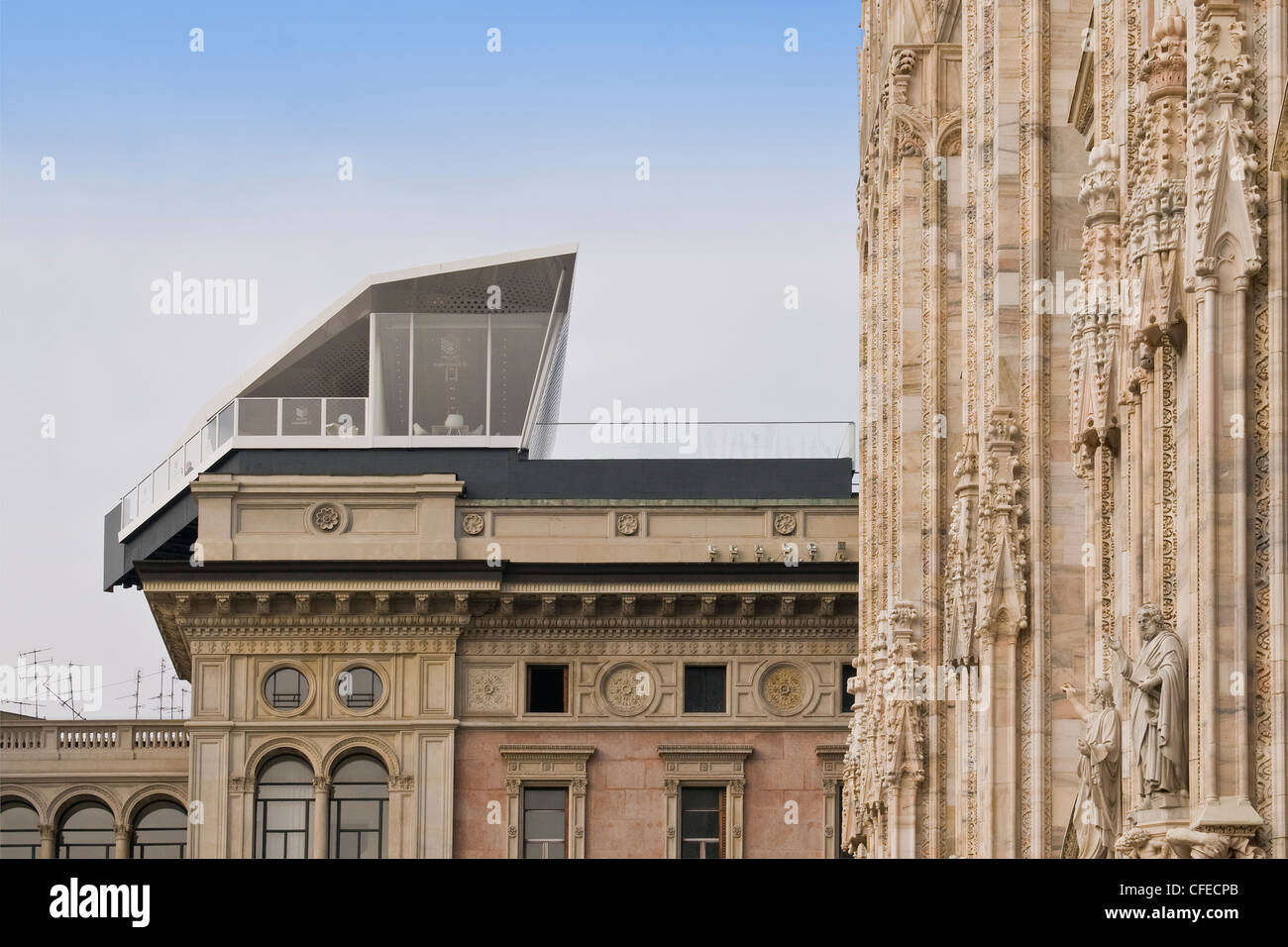 The Cube, Milan, Italy Stock Photo - Alamy