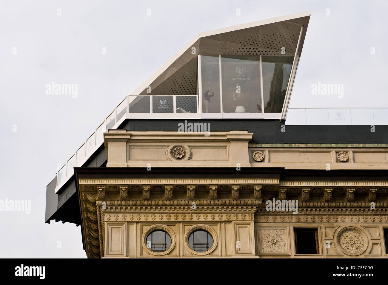 The Cube, Milan, Italy Stock Photo - Alamy