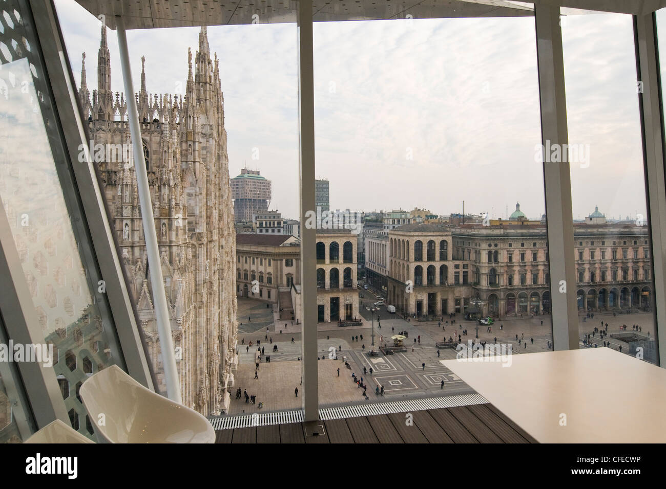 The Cube, Milan, Italy Stock Photo - Alamy