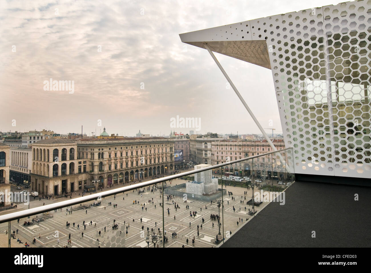 The Cube, Milan, Italy Stock Photo - Alamy