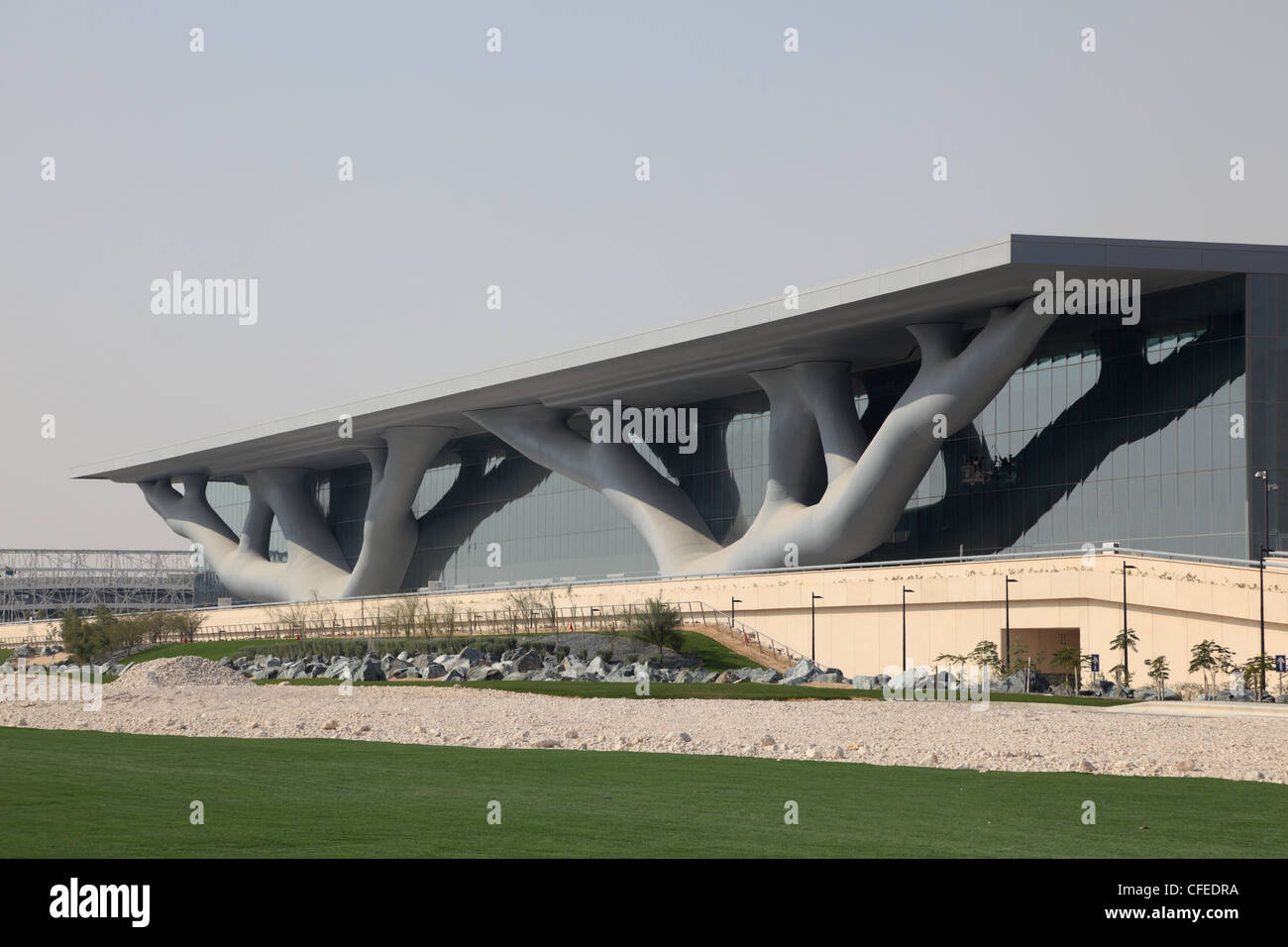 Convention Center in Doha, Qatar Stock Photo - Alamy