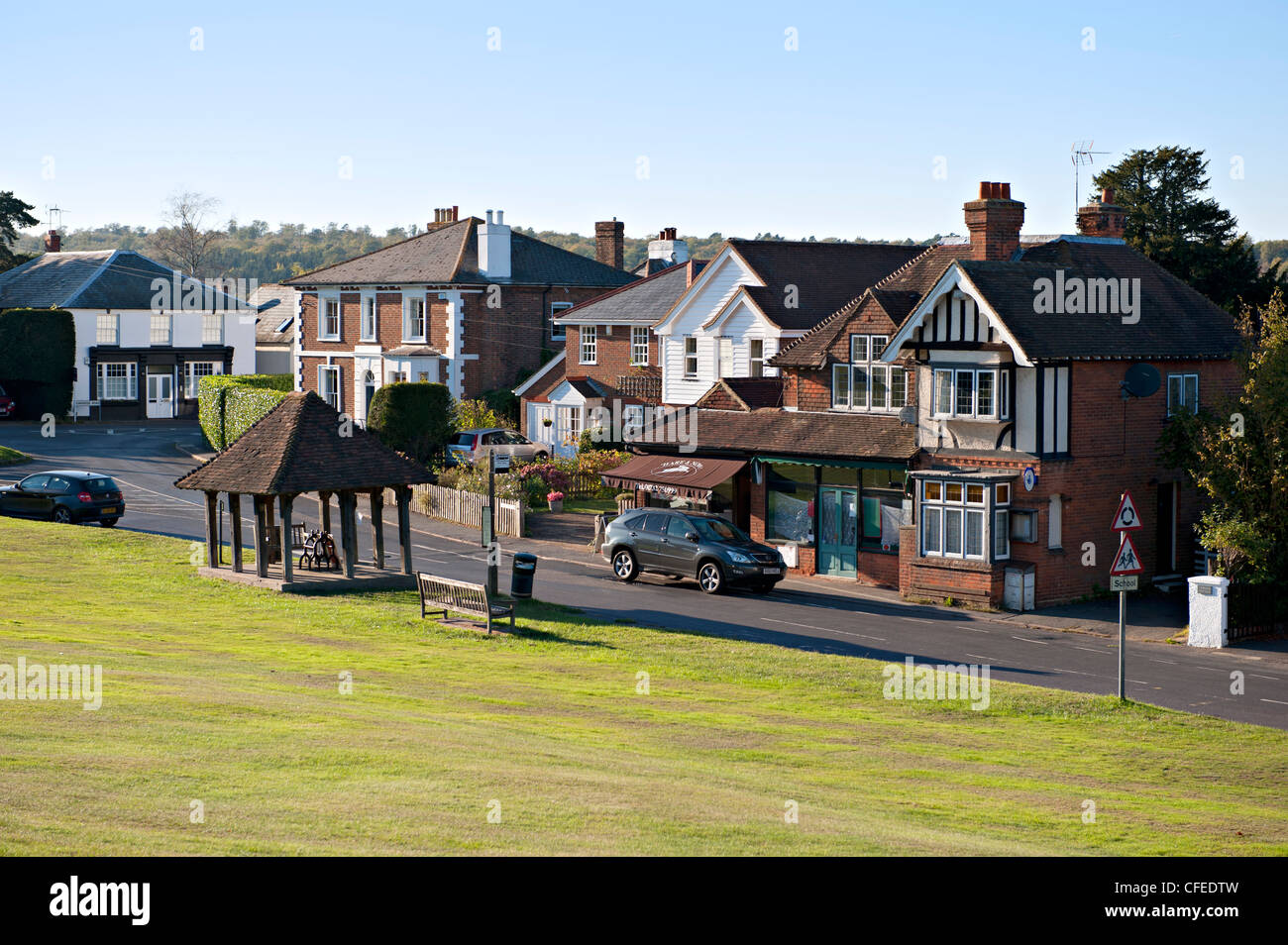 Ide Hill Village, Kent, UK Stock Photo - Alamy