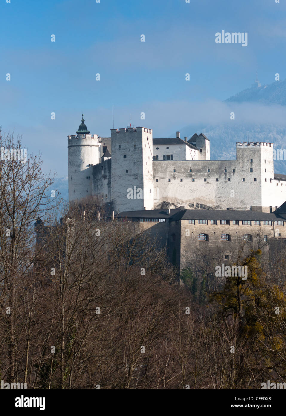 Castle on hill salzburg austria hi-res stock photography and images - Alamy