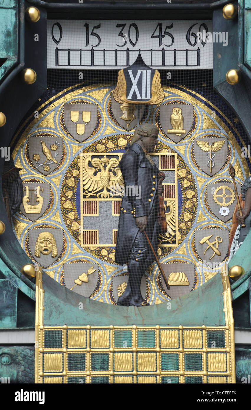 Anker clock, Vienna, Austria Stock Photo - Alamy