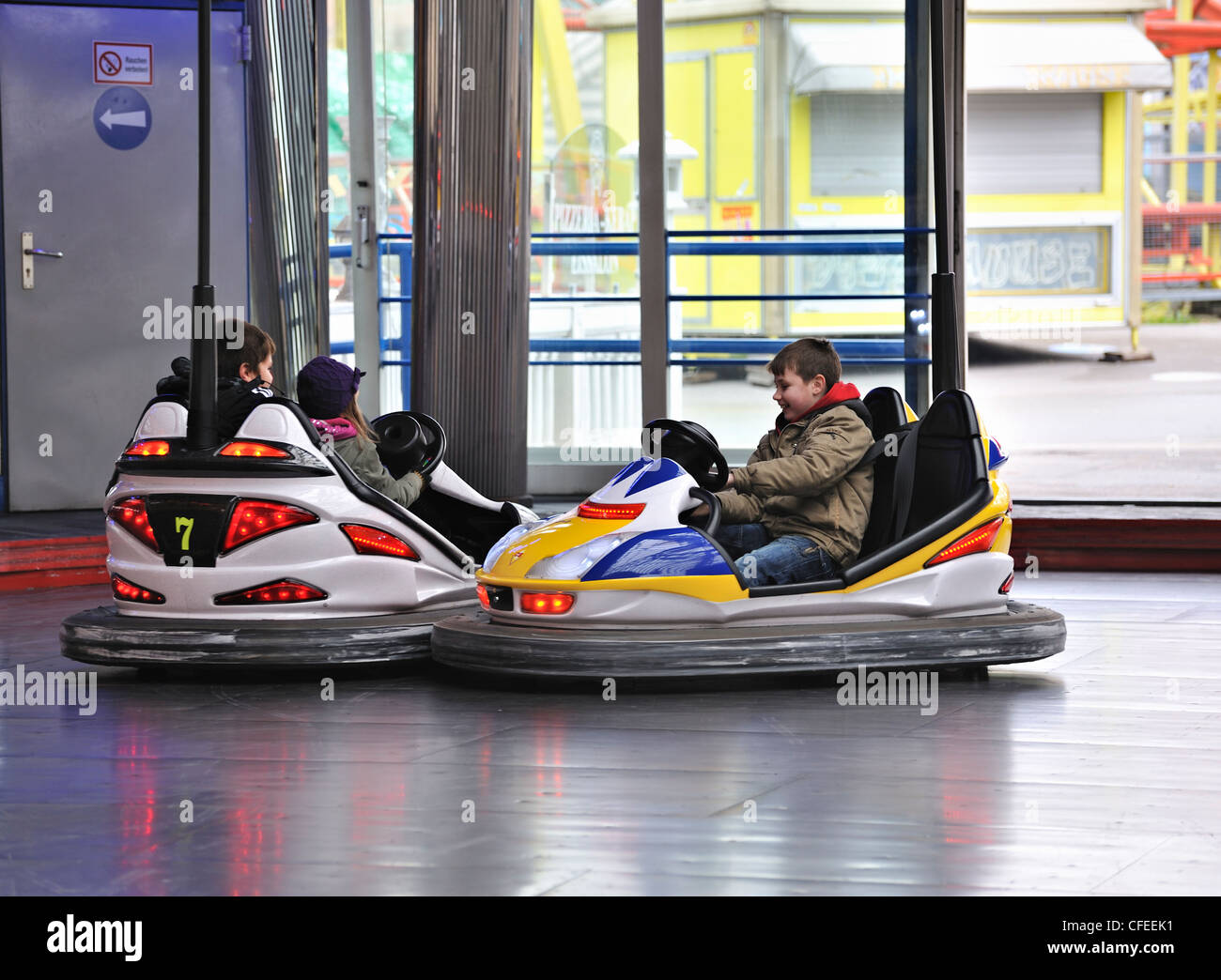 Dodgems ride, Prater, Vienna, Austria Stock Photo - Alamy