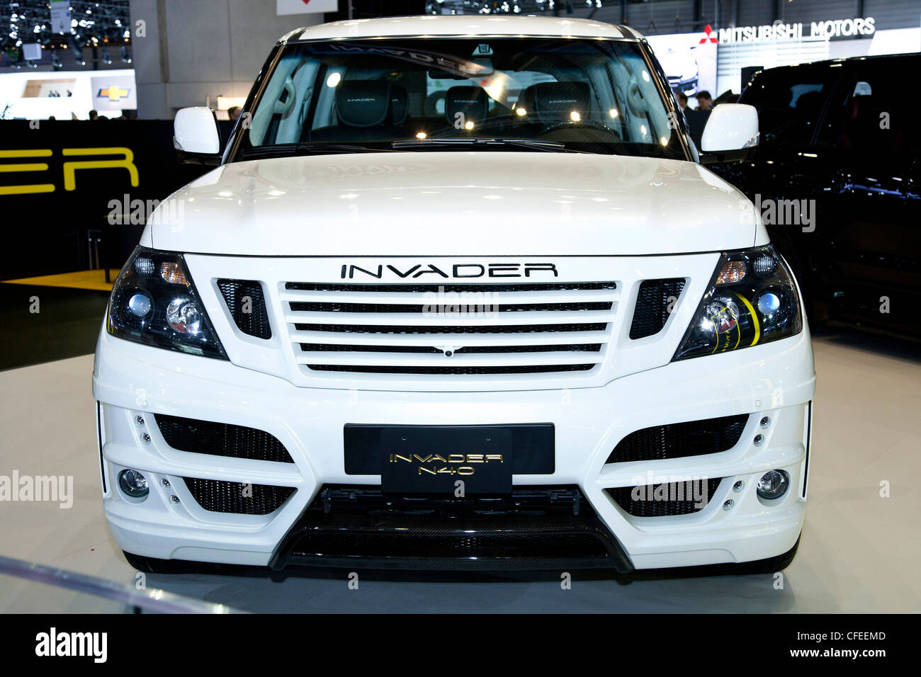 Nissan Patrol Invader N40 at the Geneva Motor Show 2012 Stock Photo - Alamy