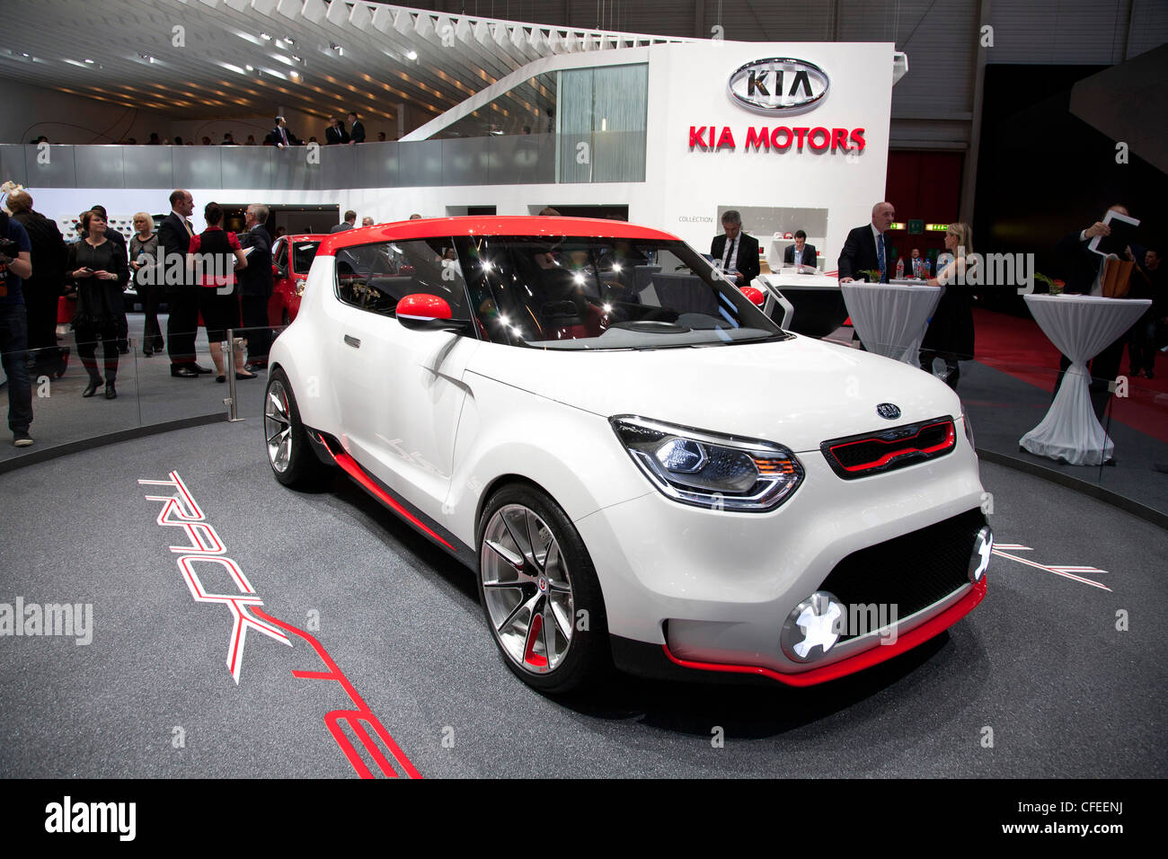 Kia Trackster at the Geneva Motor Show 2012 Stock Photo - Alamy