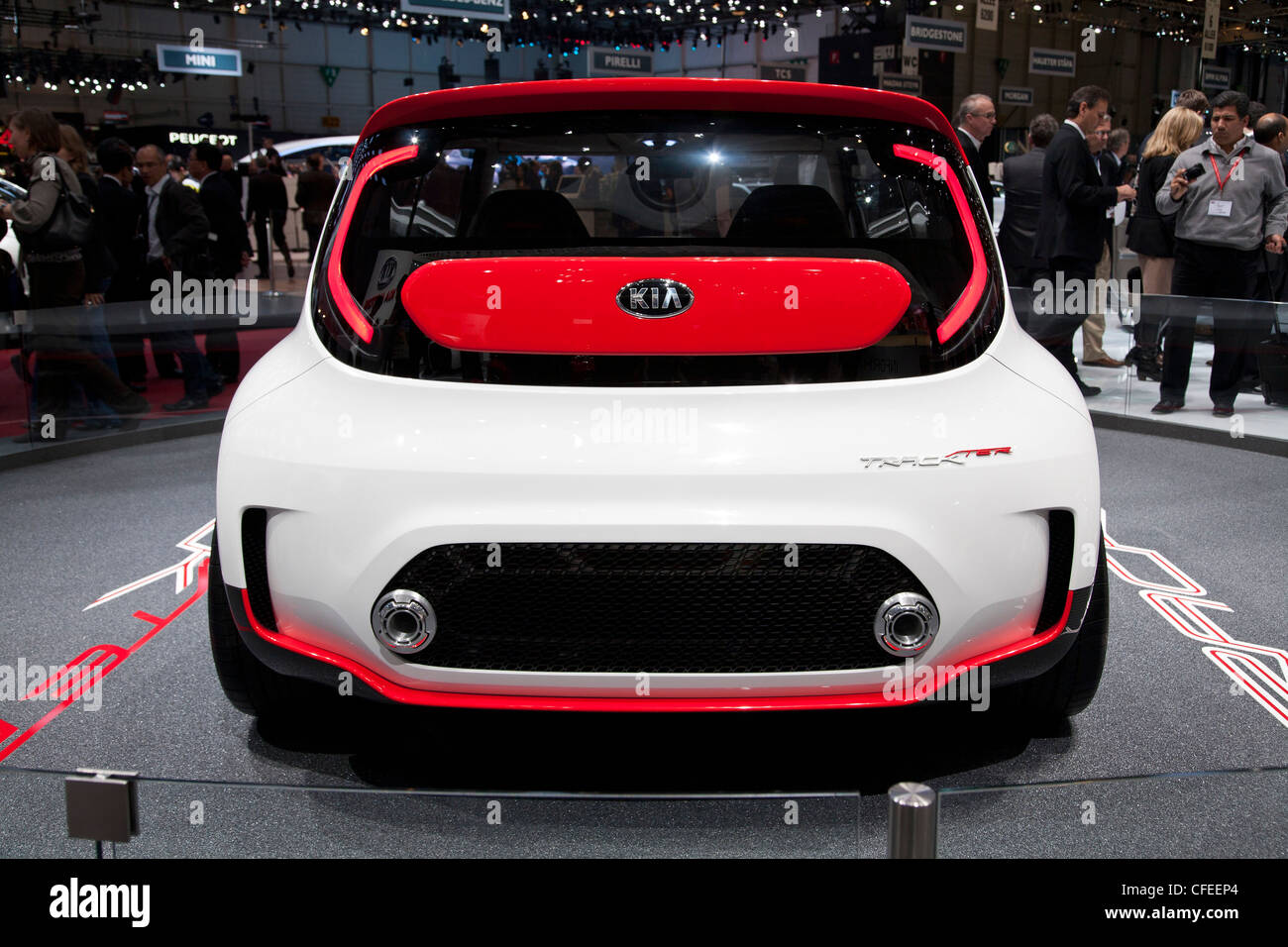 Kia Trackster at the Geneva Motor Show 2012 Stock Photo - Alamy