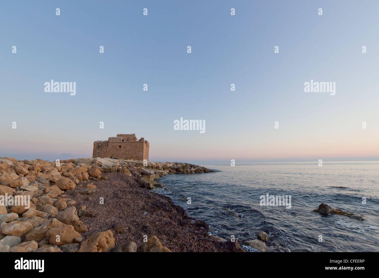 Medieval castle in Paphos Stock Photo - Alamy