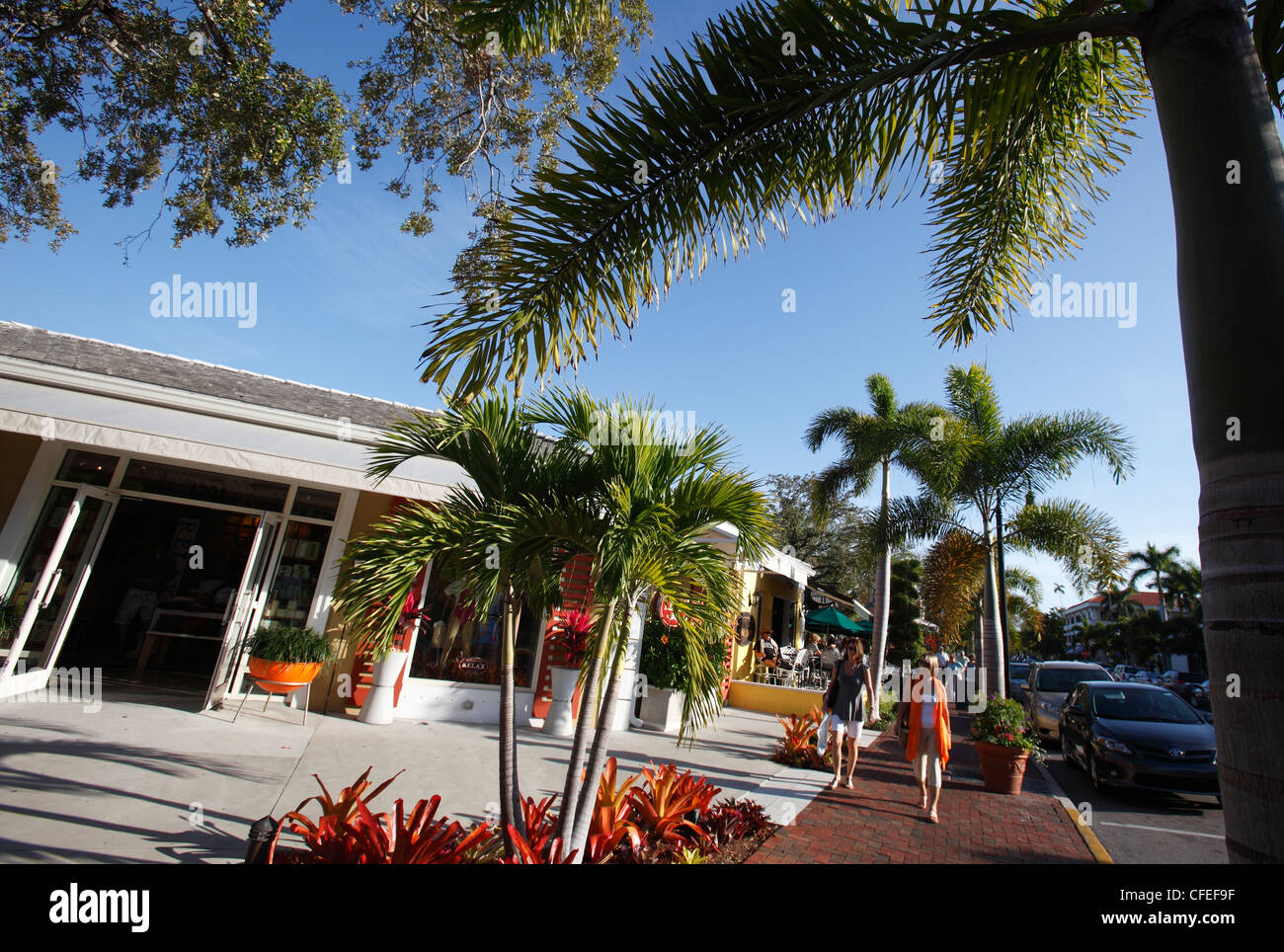 shops Naples, Florida Stock Photo - Alamy