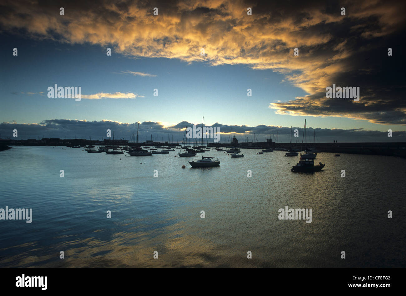 Howth harbour at sunset, Dublin, Ireland Stock Photo - Alamy