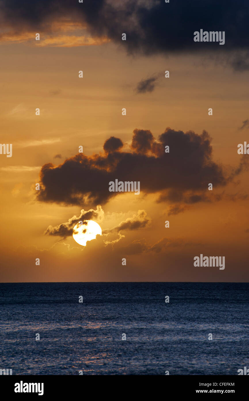 Dramatic Sunset in Grand Case, Saint Martin (French Saint-Martin; Dutch ...
