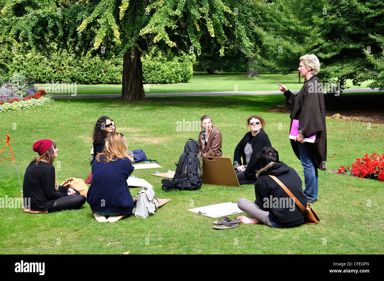 Adult outdoor class in hi-res stock photography and images - Alamy
