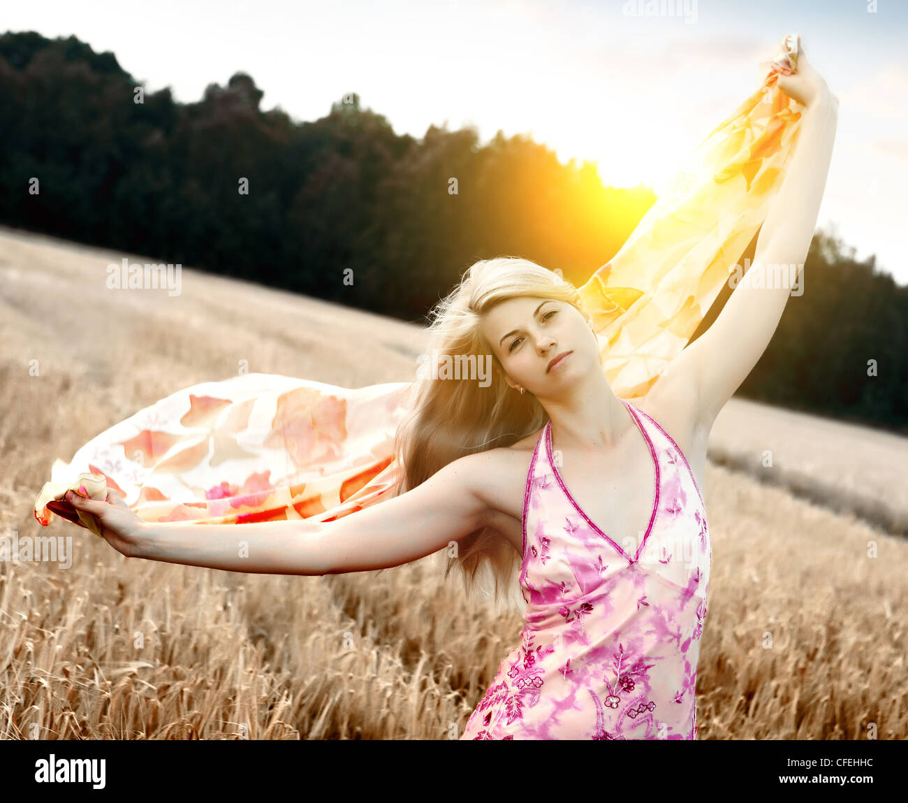 Flying shawl hi-res stock photography and images - Alamy