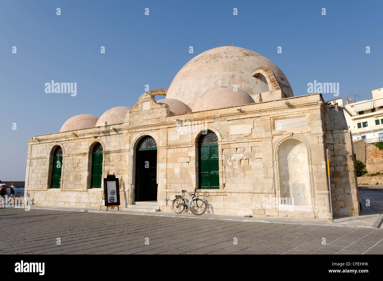 The multi domed waterfront Ottoman Mosque of the Janissaries, built in ...