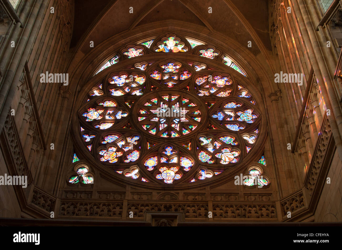 Stained Glass Window Stock Photo - Alamy