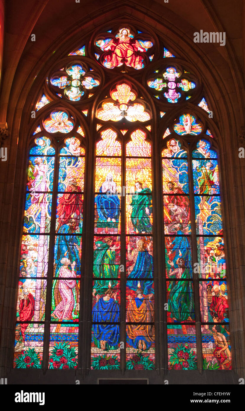 Stained Glass Window Stock Photo - Alamy