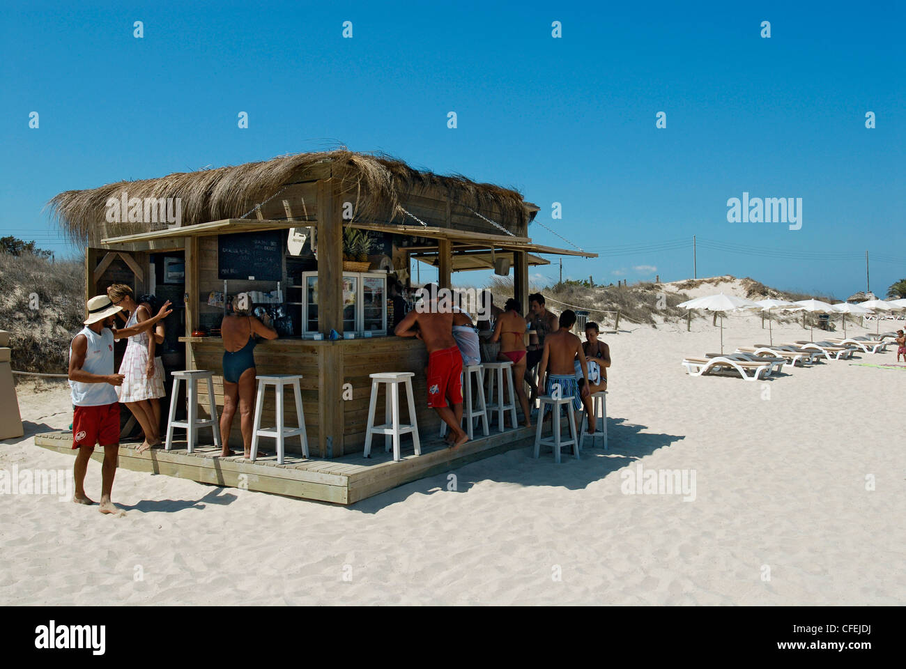 Spain beach bar hi-res stock photography and images - Alamy