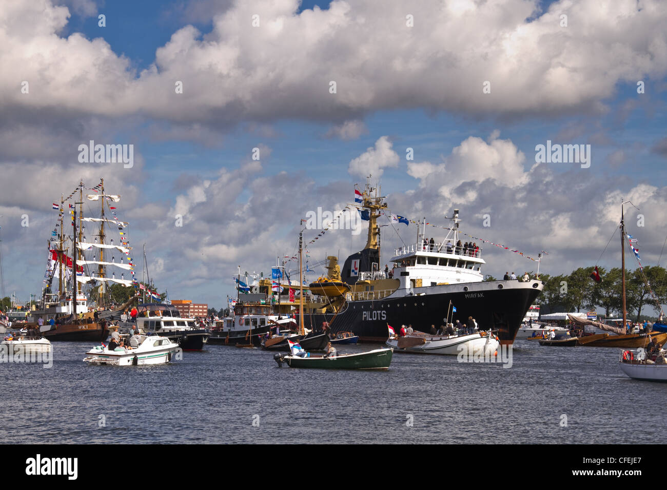 Amsterdam Sail 2010 event in the Netherlands starts with the ...