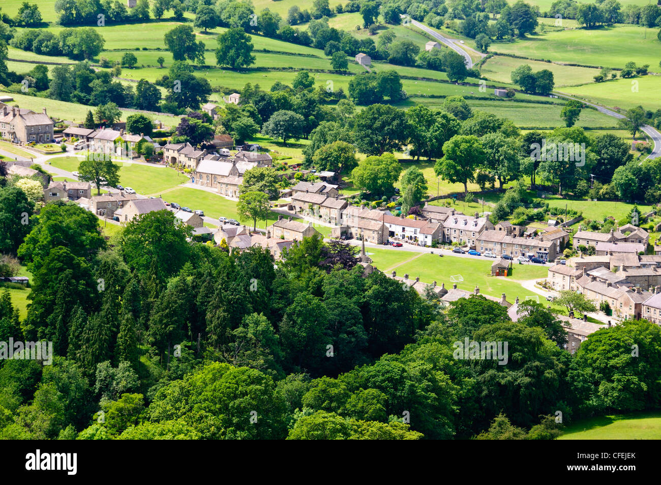 Hiking,Green Fields,Small Holdings,Views of West Burton Village ...
