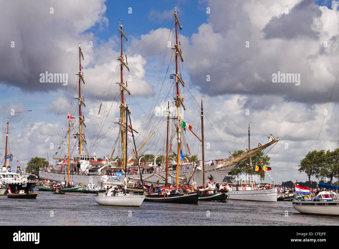 Amsterdam Sail 2010 event in the Netherlands starts with the ...
