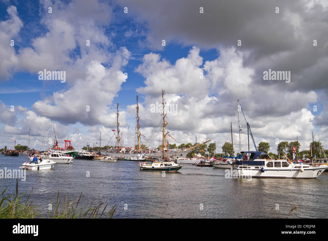 Amsterdam Sail 2010 event in the Netherlands starts with the ...