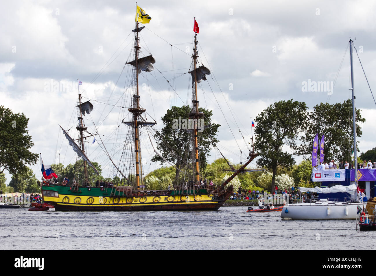 Amsterdam Sail 2010 event in the Netherlands starts with the ...