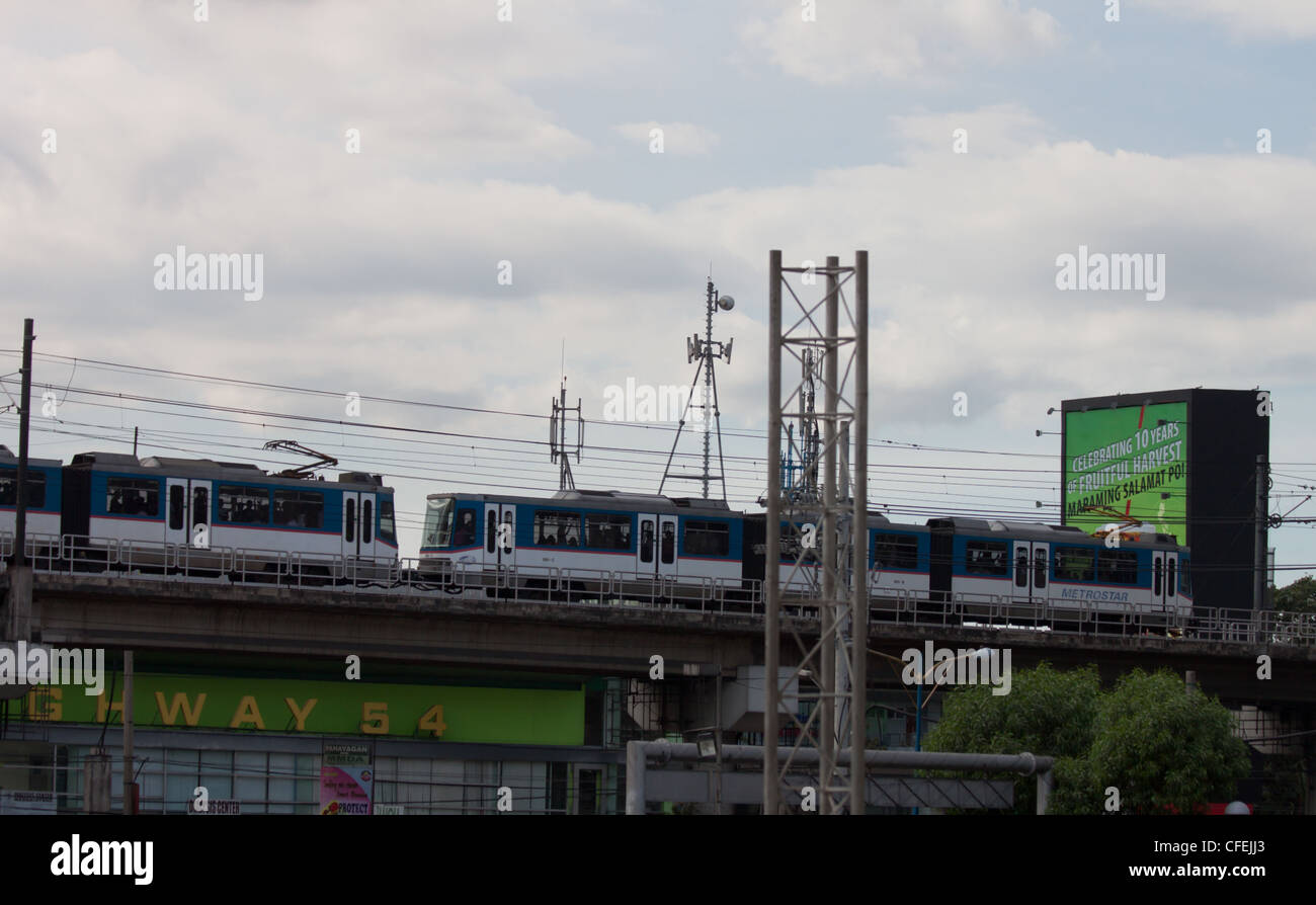 Manila Metro Rail Transit System Stock Photo - Alamy