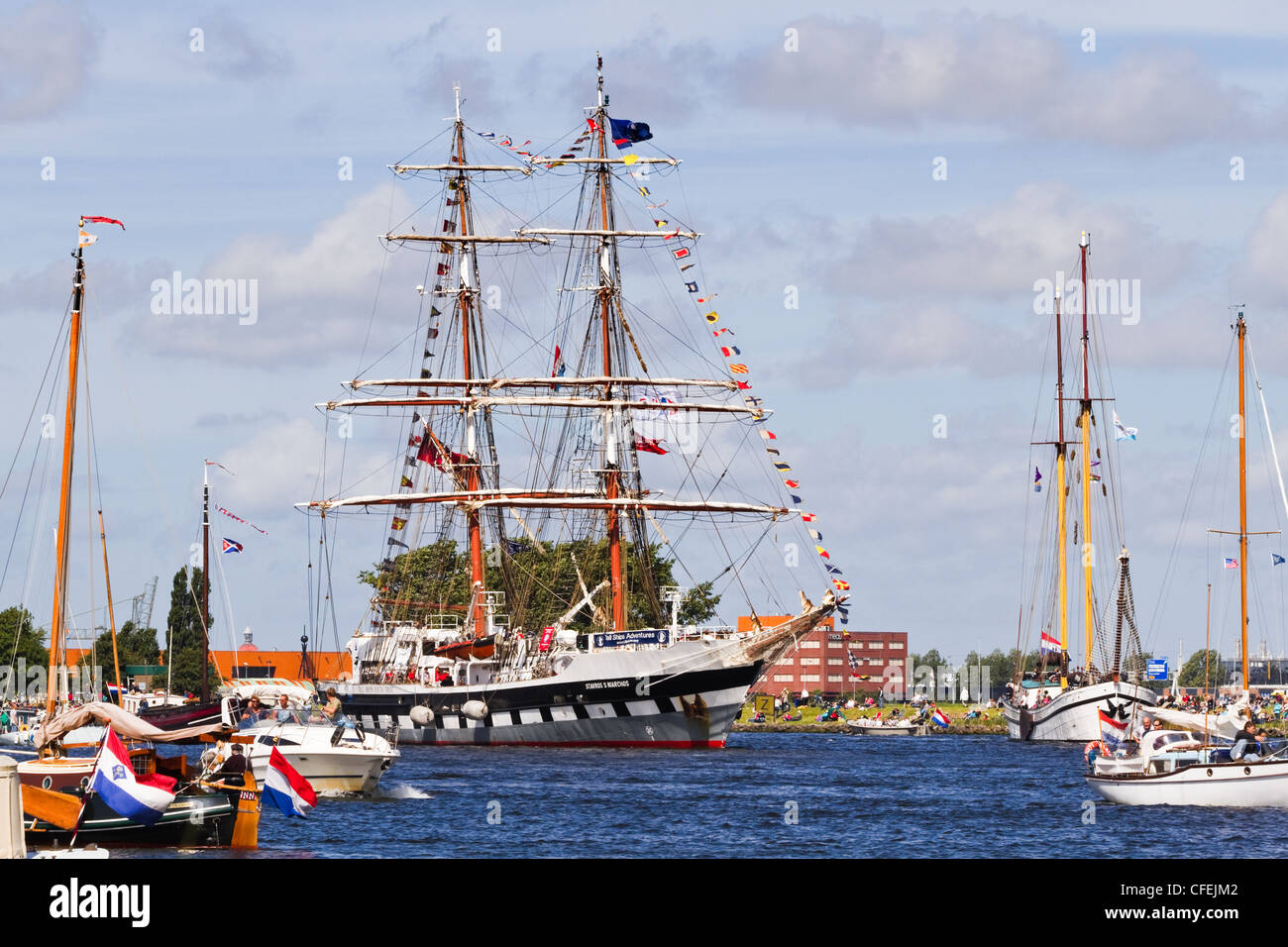 Amsterdam Sail 2010 event in the Netherlands starts with the ...