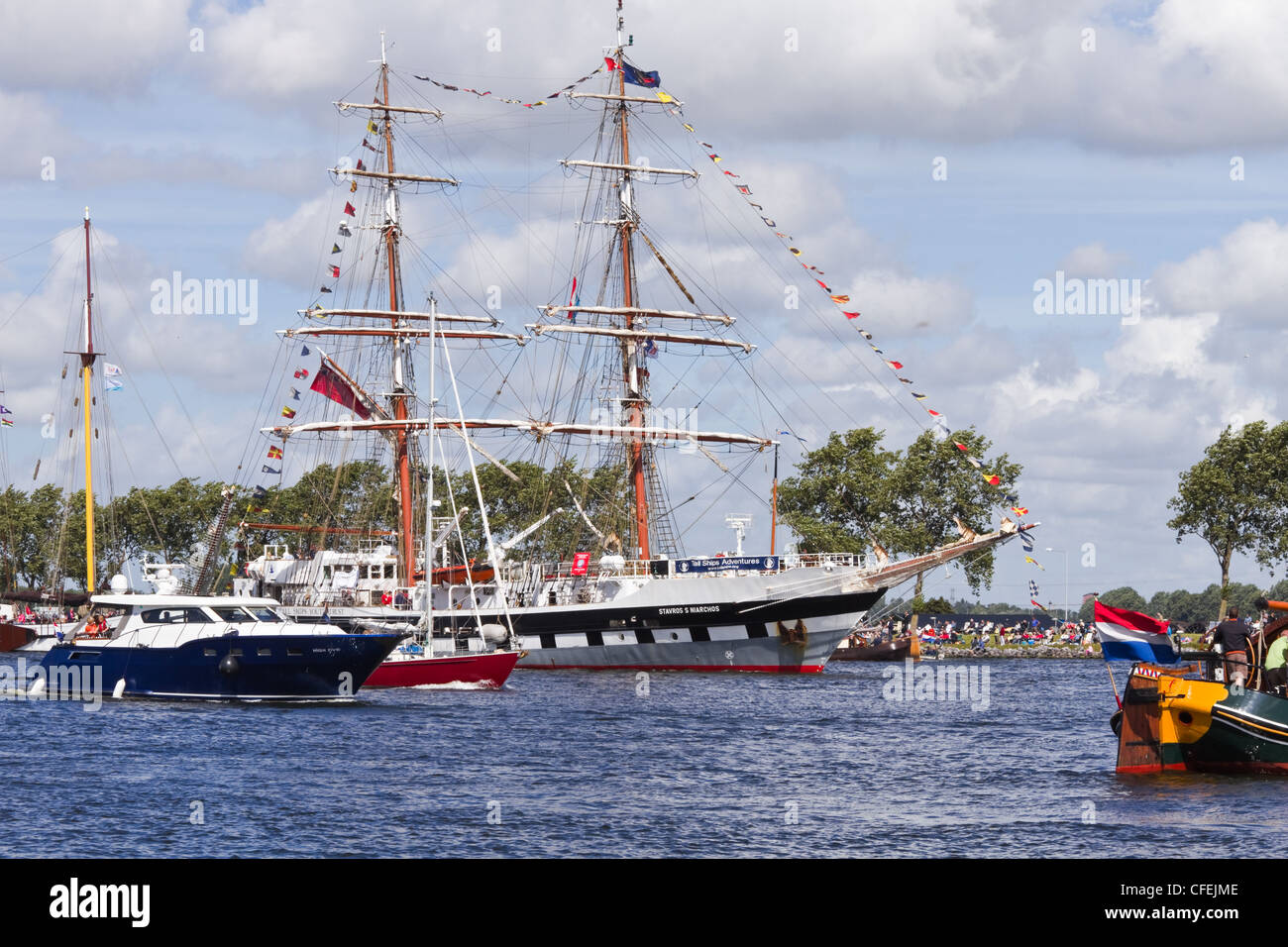 Amsterdam Sail 2010 event in the Netherlands starts with the ...