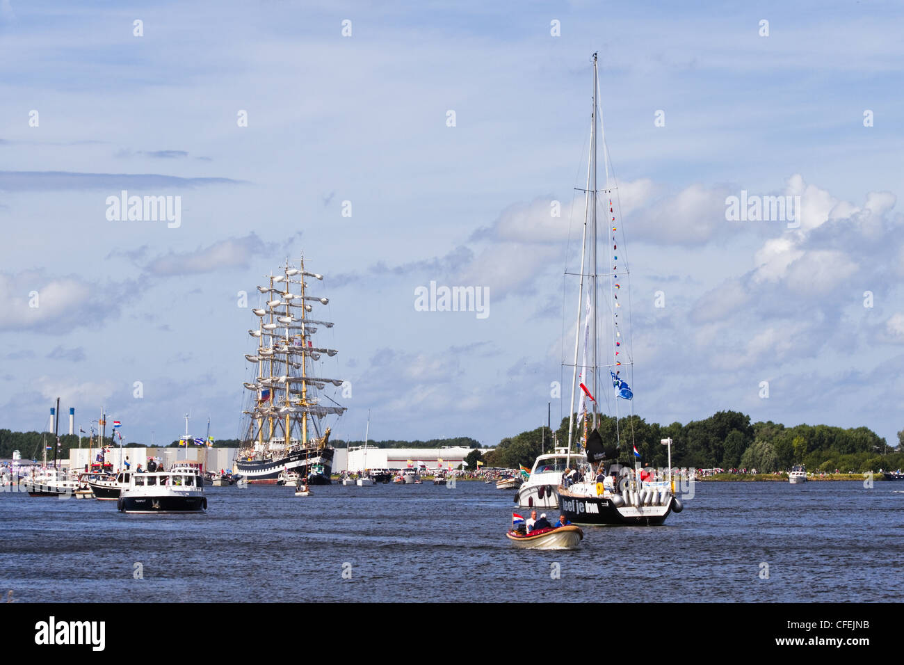 Amsterdam Sail 2010 event in the Netherlands starts with the ...