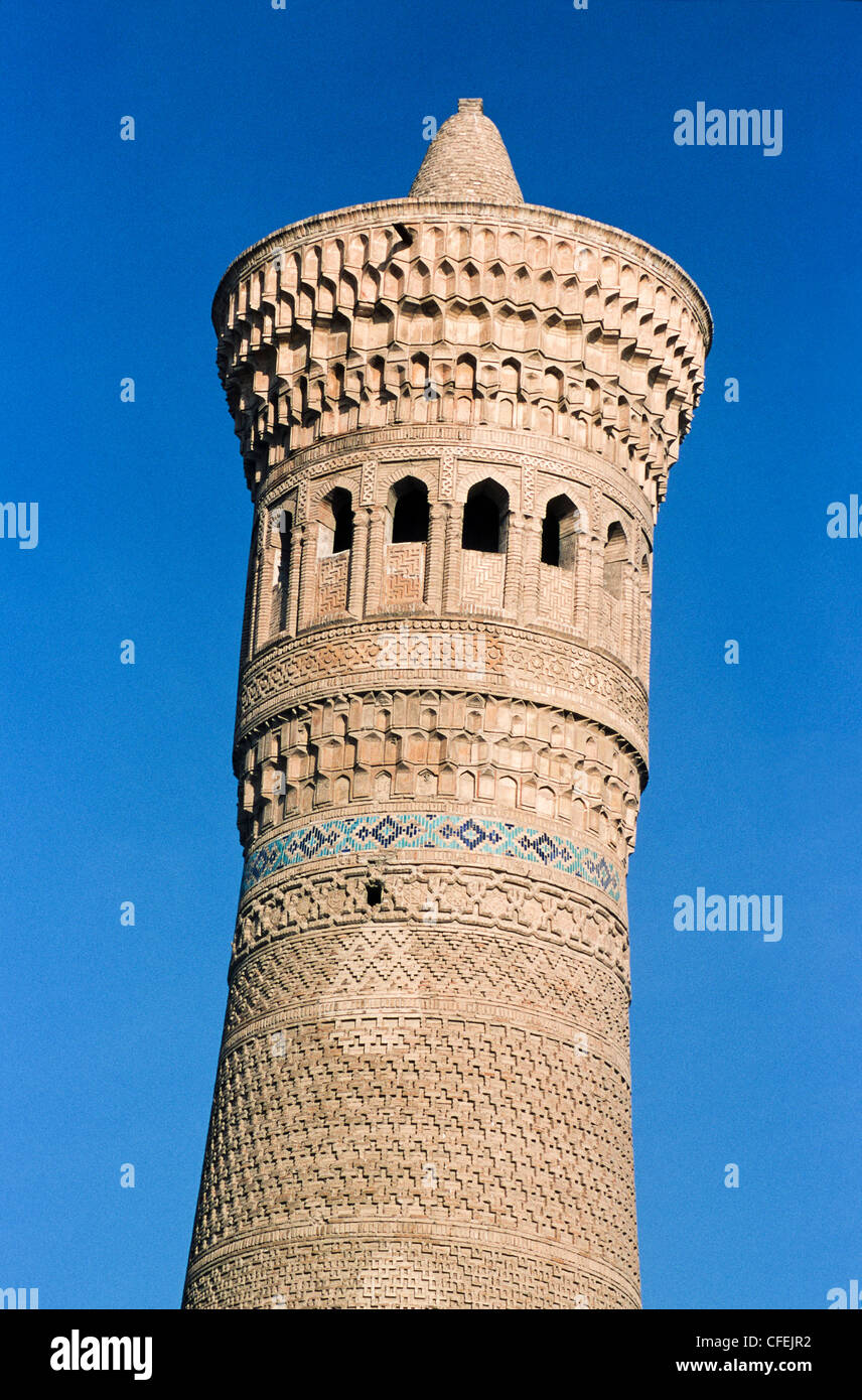 Kalyan minaret, Bukhara, Uzbekistan, Central Asia Stock Photo - Alamy