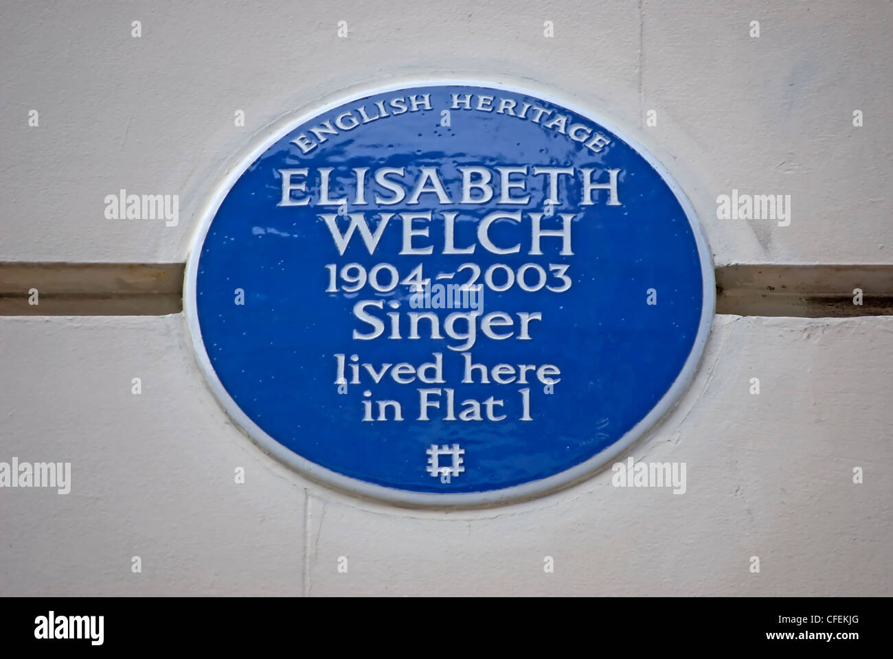 english heritage blue plaque marking a home of singer elisabeth welch ...