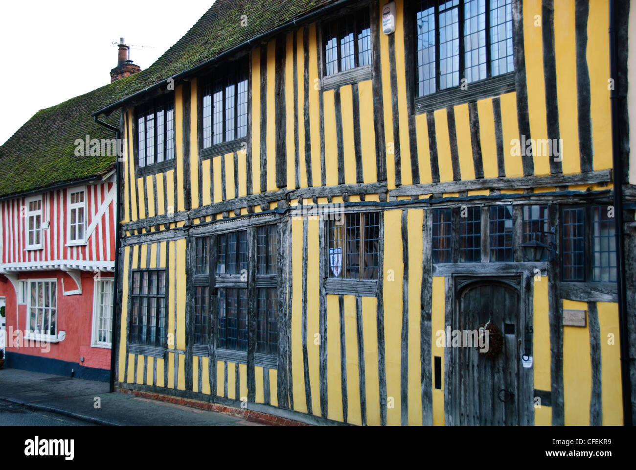 Half-timbered Medieval Cottages, Known as Black & White Houses ...