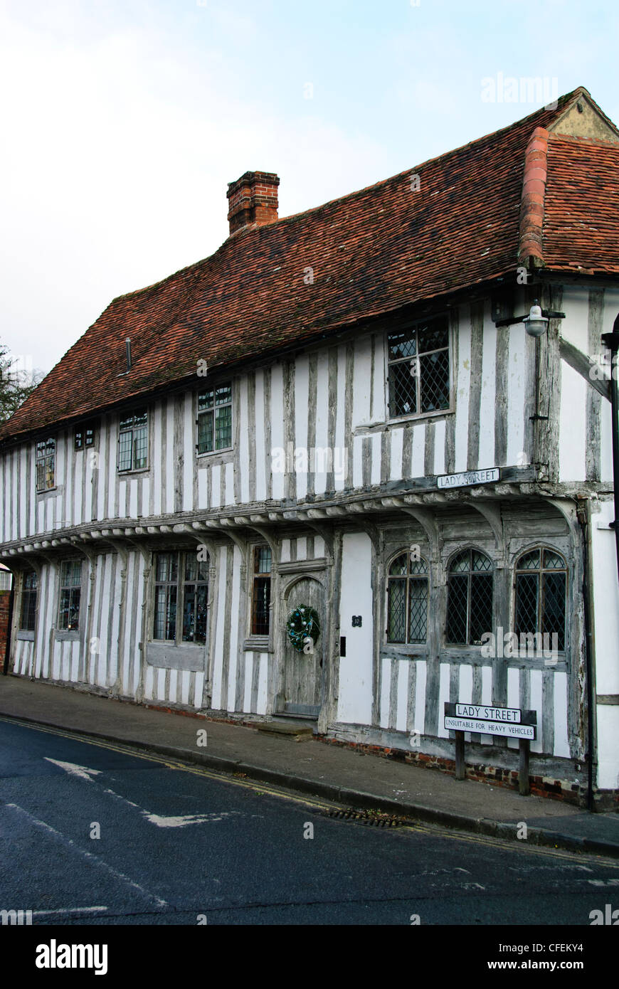 Half-timbered Medieval Cottages, Known as Black & White Houses ...