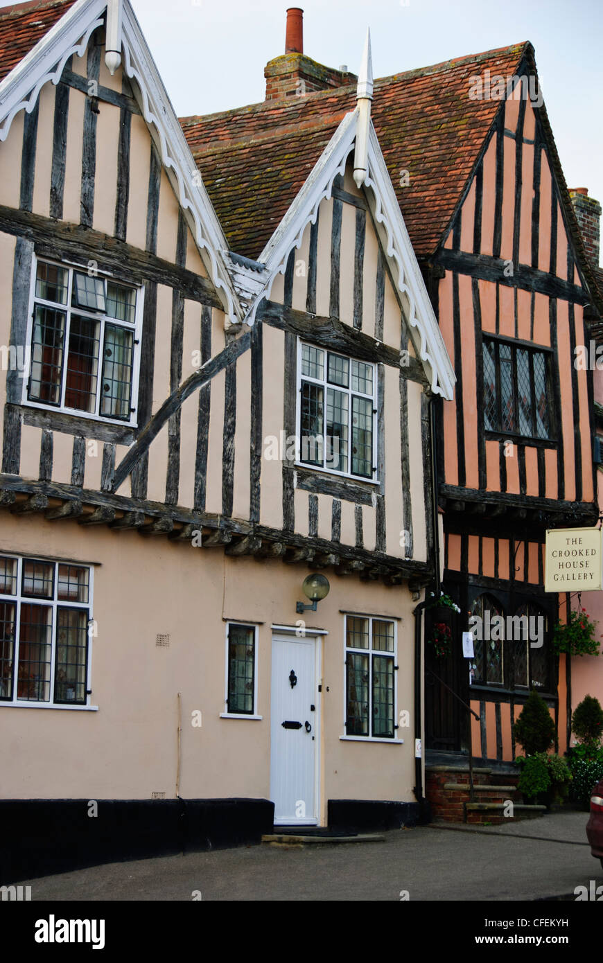 Half-timbered Medieval Cottages, Known as Black & White Houses ...