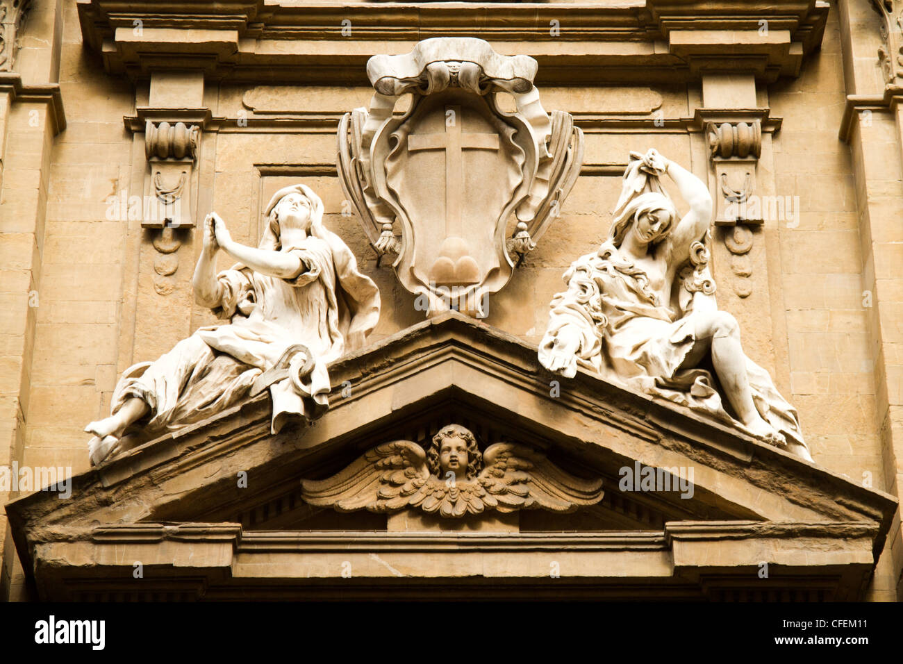 Detail of the pediment hi-res stock photography and images - Alamy